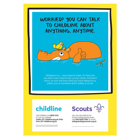 Childline Scouts A3 Poster – Basingstoke Scout Shop